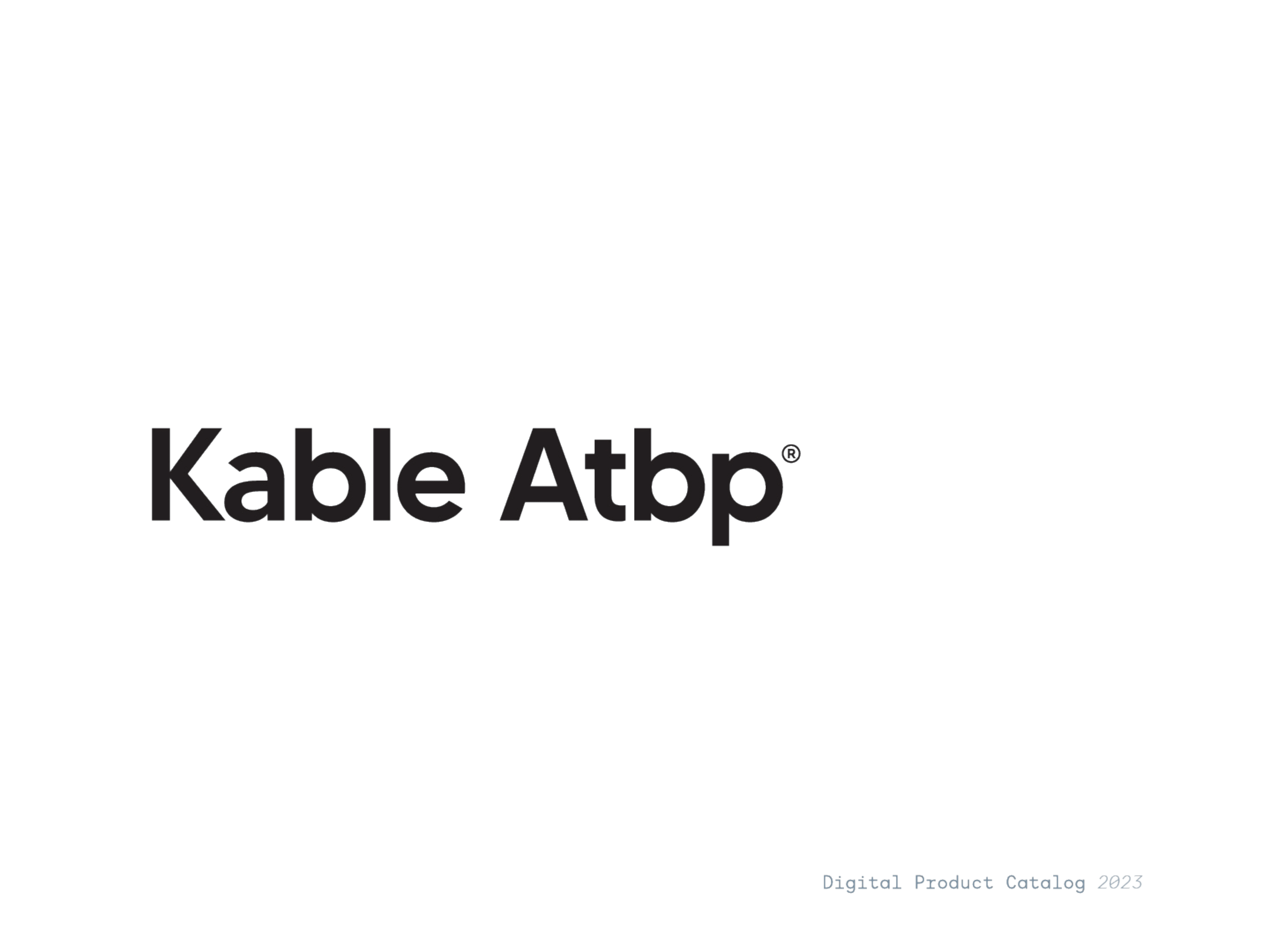 Catalog – Kable Atbp